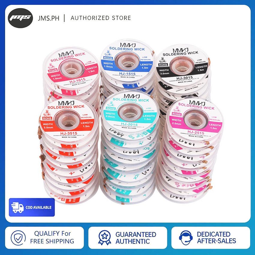 MMHJ 2.5mm 1.5M soldering wire Copper Alloy Tin Removing Soldering ...