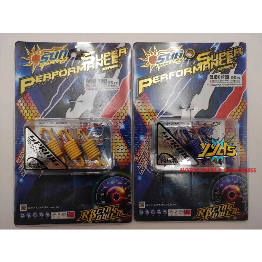 SUN RACING CLUTCH SPRING Click, PCX/MIO 1000RPM | Shopee Philippines