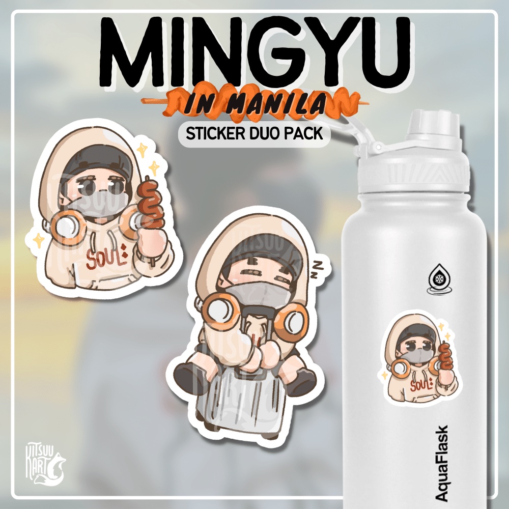 Seventeen Mingyu in Manila Sticker Pack | Shopee Philippines