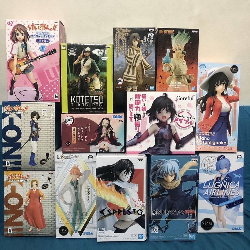 Authentic Anime Figures (BIB) - K-on Demon Slayer Fate Dr. stone Slime ...