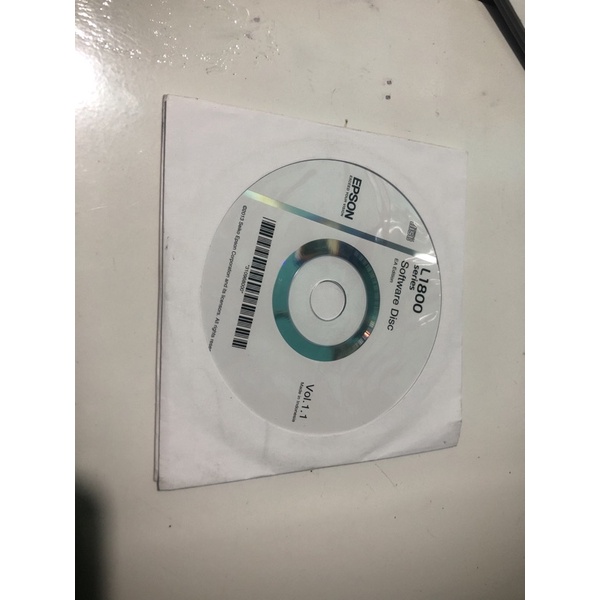 Cd DVD DRIVER PRINTER EPSON L1800 ORIGINAL | Shopee Philippines