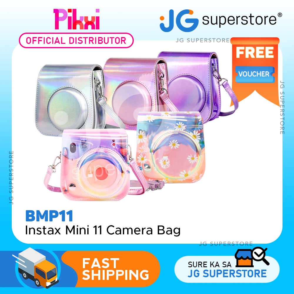 Pikxi BMP11 Fujifilm Instax Mini 11 PU Camera Case Bag (Holographic ...