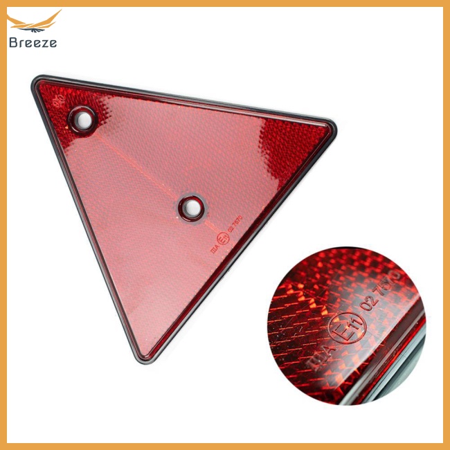 breeze Truck Red Rear Reflectors Triangular Door Post Safety Reflective ...