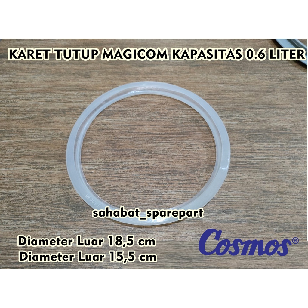 Rubber SEAL LID RICE COOKER MAGICOM COSMOS 0,6 LITER ORIGINAL | Shopee ...