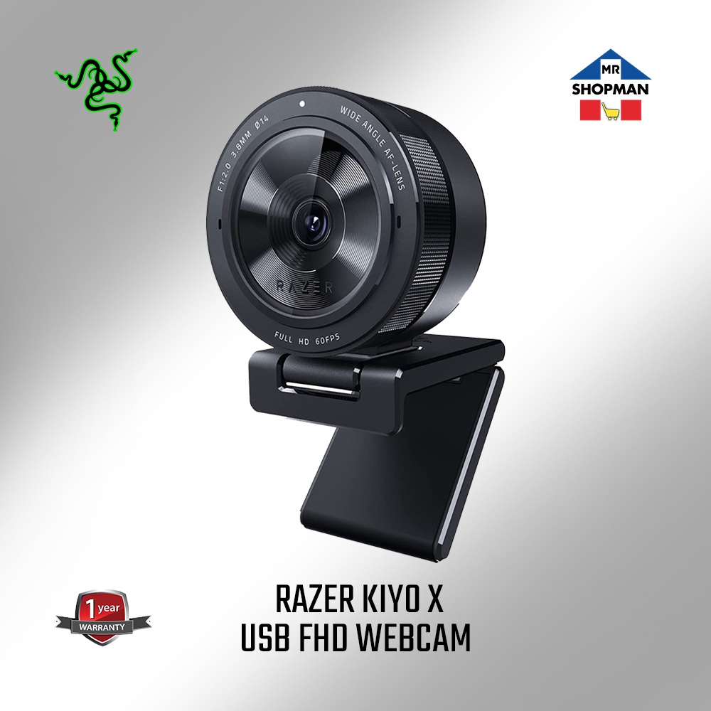 Razer Kiyo X USB Webcam 1080p 30fps Full HD Streaming Camera | Shopee ...