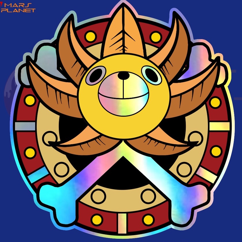 One Piece Anime Thousand Sunny Sticker Decal Waterproof | Shopee ...