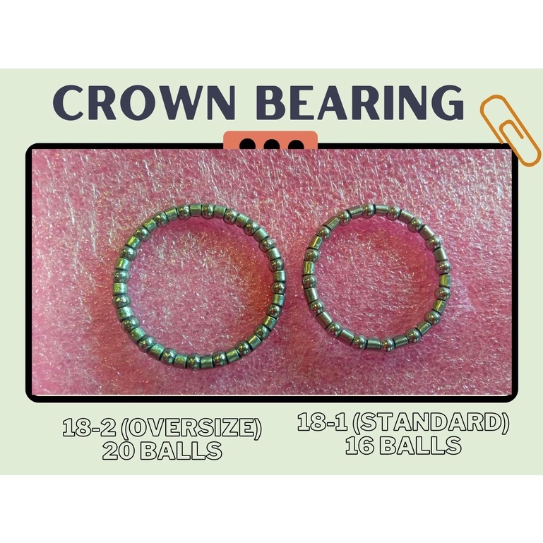 CROWN BEARING FOR BICYCLE (18-1 STANDARD) AND (18-2 OVERSIZE) | Shopee ...