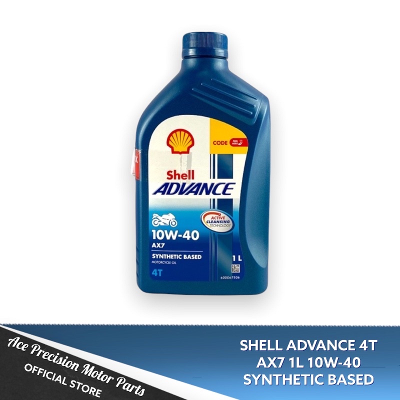 ๑♠☢? Shell Advance Ax7 10W/40 1Liter (Made In Malaysia) | Shopee ...