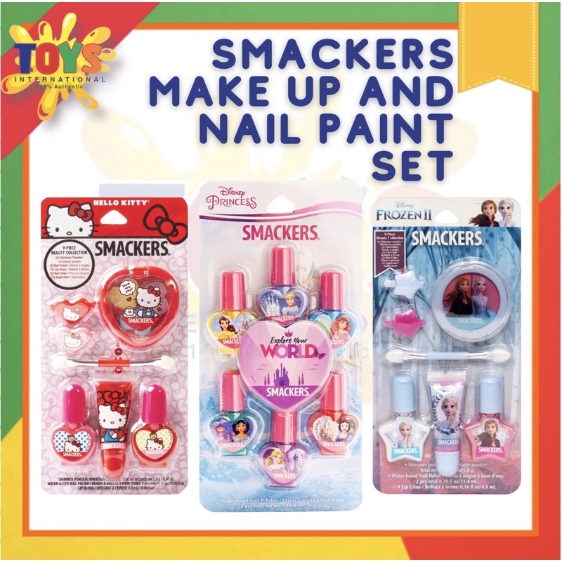 Smackers Make Up and Nail Paint Set for kids | Shopee Philippines