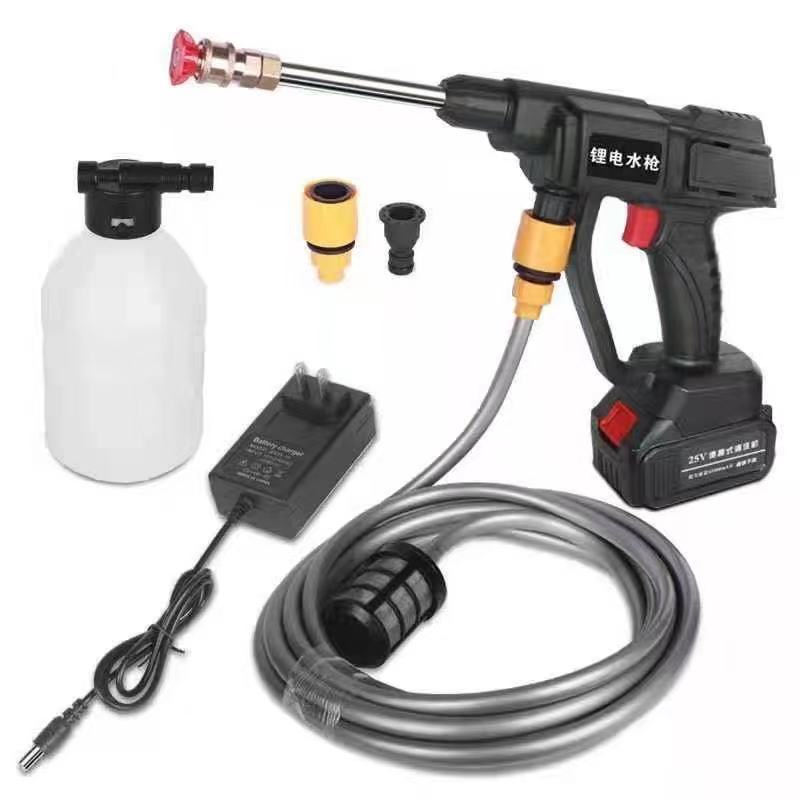 Electric Battery Water Gun car Washing and Dish watering | Shopee ...