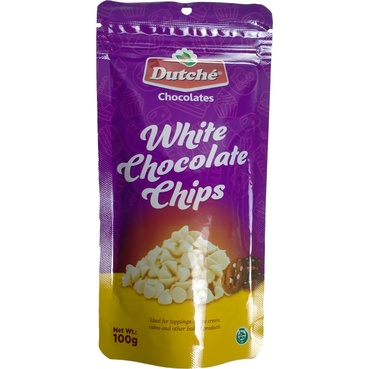 Dutche White Choco Chips | 100g | Shopee Philippines
