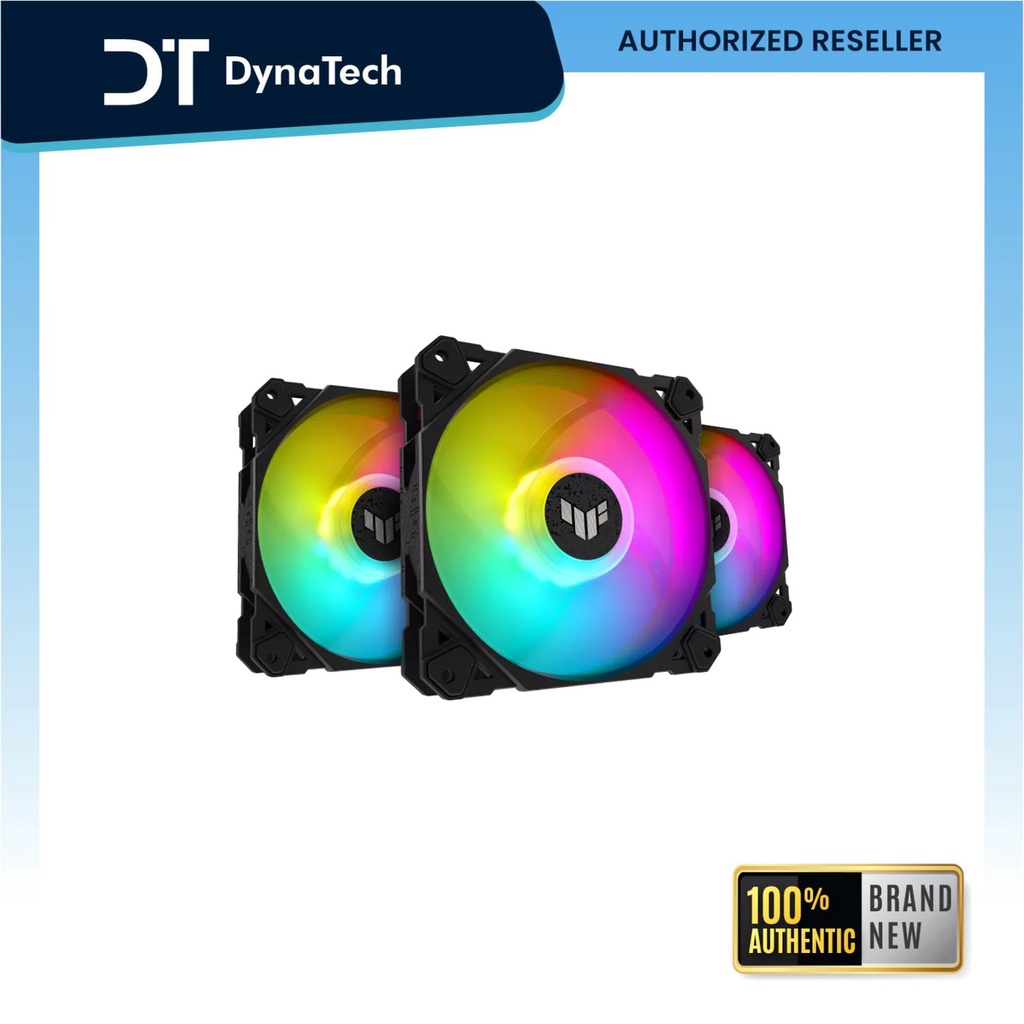Asus TUF TF120 RGB 120mm 3PACK, 76 CFM 1900rpm, aux fan ( Black ...