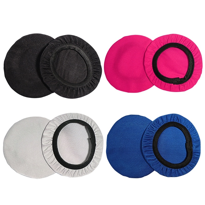 1 Pair Reusable Universal Headphone Dustproof Cover Soft Elastic Cotton ...