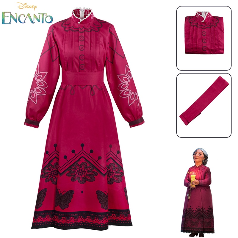 High-quality Mirabel Grandmother Abuela Alma Cosplay Costume For Girls ...