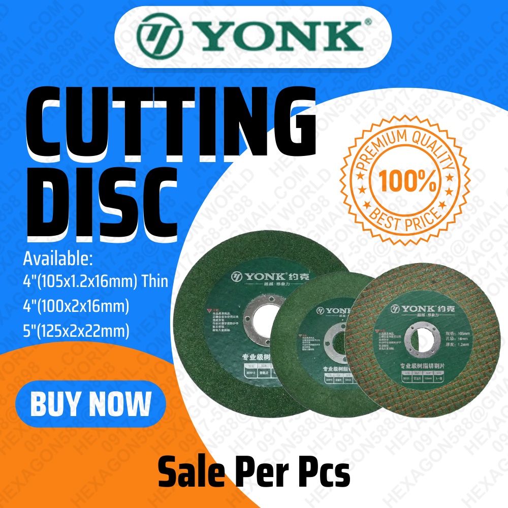 1Pcs Yonk Cutting Wheel Disc 4" / 100mm / 105mm / 107mm & 5" / 125mm ...