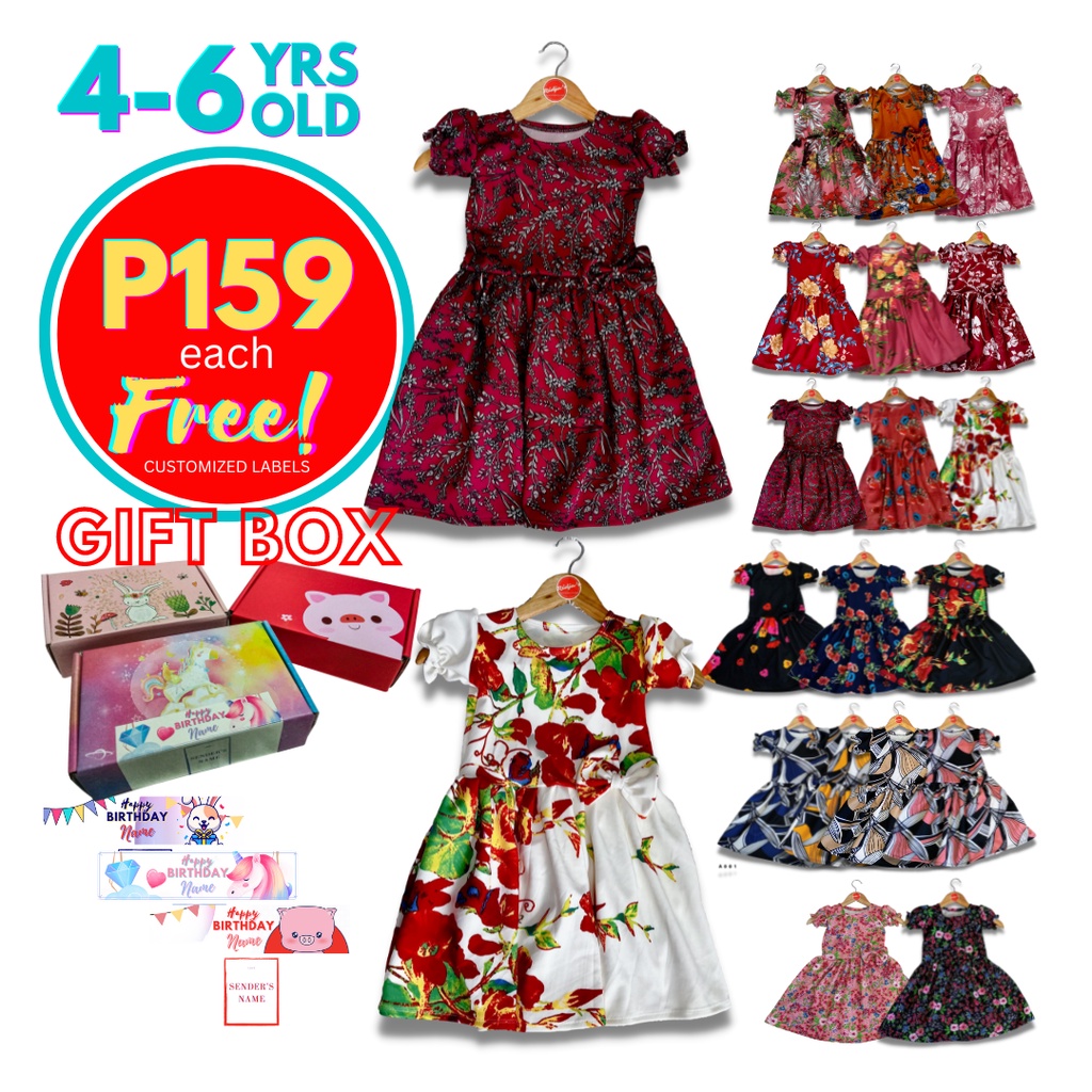 Ridja's Red Dress Designs for Kids Girls 4 to 6 years old Casual Red ...