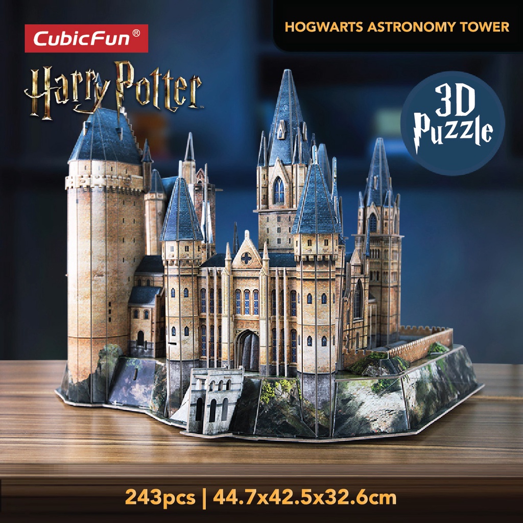 Cubicfun Harry Potter Hogwarts Astronomy Tower - 3D Puzzle | Shopee ...