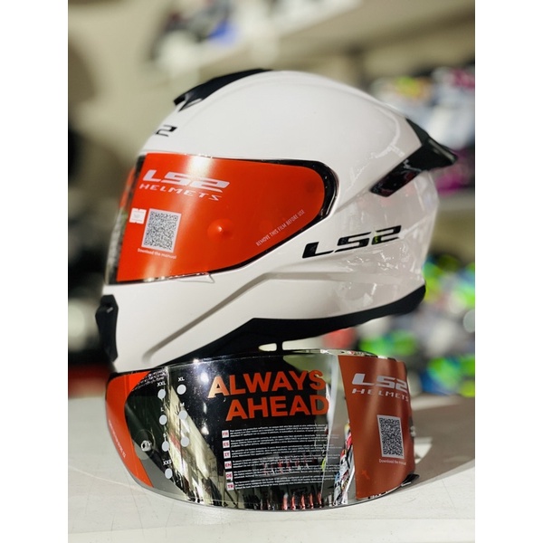 LS2 FF802 FLASH Full-Face Single Mono Helmet + Free Tinted Visor ...