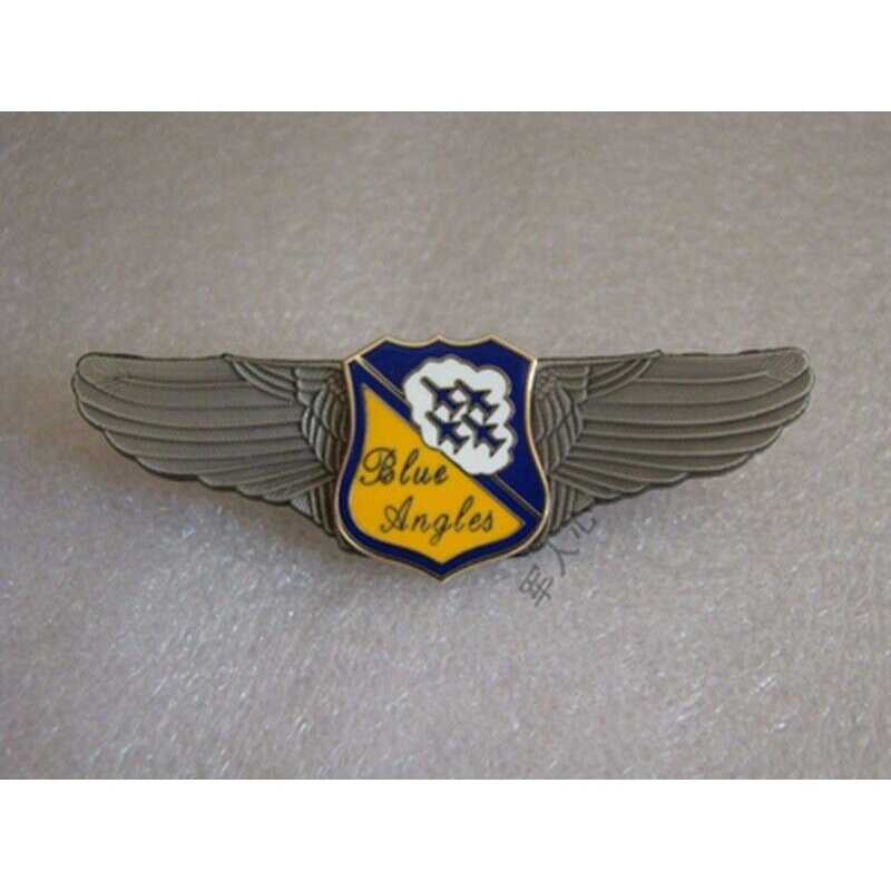 WW2 UNITED STATES U.S. NAVY BLUE ANGELS Military Pilot Wing Badge ...