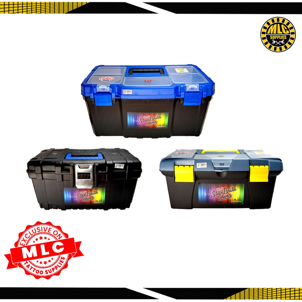 MLC ALCOR HEAVY DUTY TATTOO TOOLBOX | MLC Tattoo Supplies | Shopee ...
