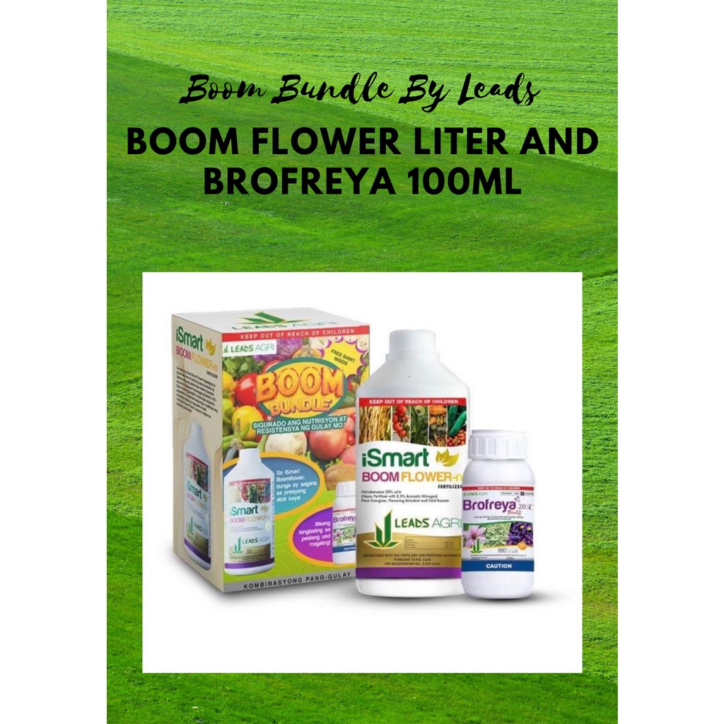 Boom Bundle (Boom Flower Liter & Brofreya 100ml) with FREE SHIRT By ...