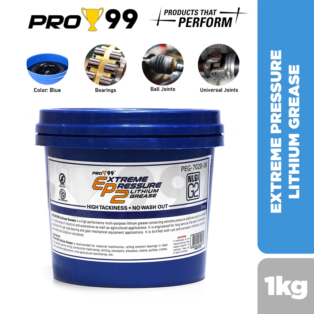 PRO-99 Extreme Pressure EP2 Lithium Grease NLGI 1kg - PEG-7020-1K | Shopee Philippines