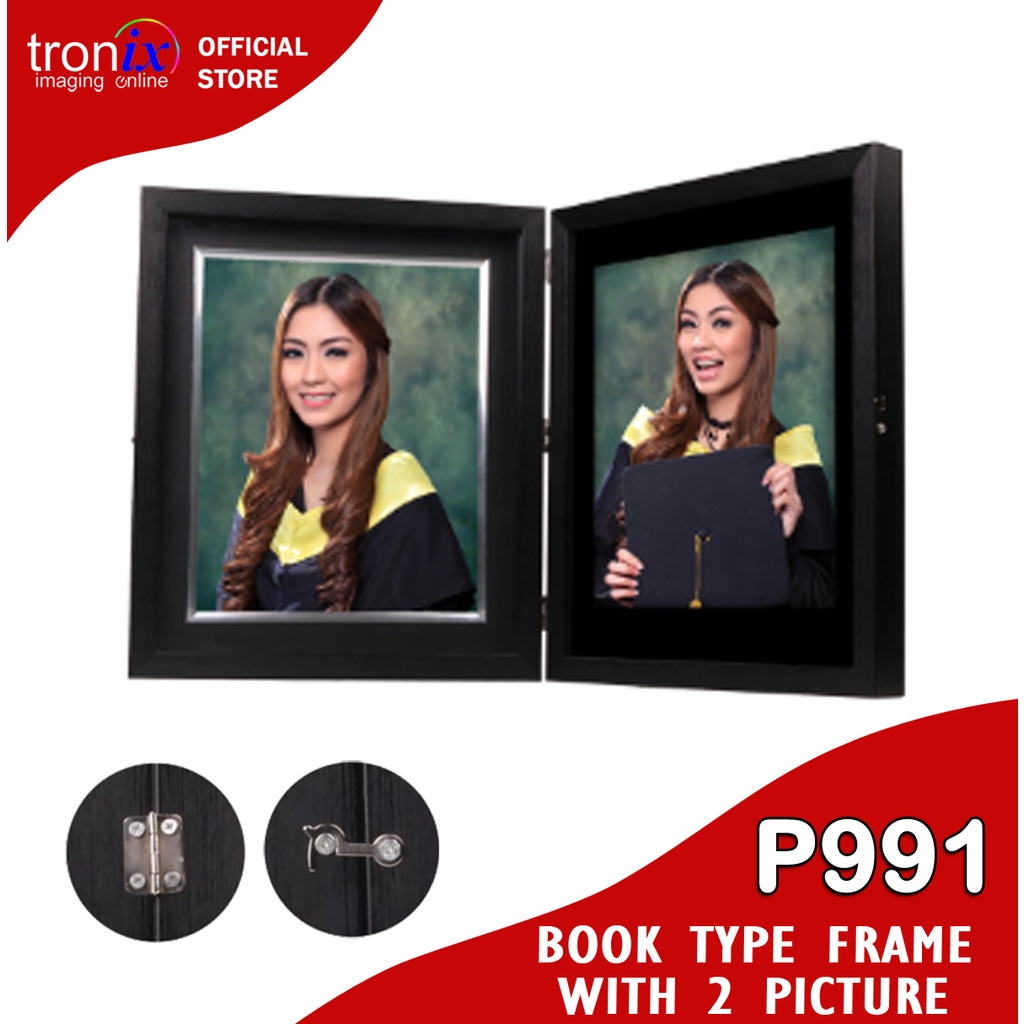 Tronix Imaging Book Type Medal Frame Black Polystyrene For 8r Size ...