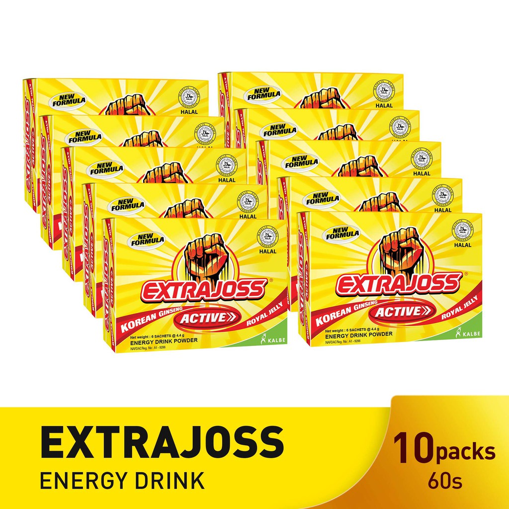 Extra Joss Energy Drink 10 Packs (60 Sachets) | Shopee Philippines