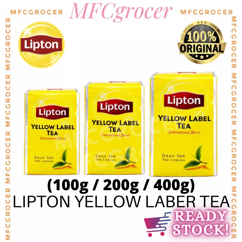 LIPTON Yellow Label Tea (100g/200g/400g) | Shopee Philippines