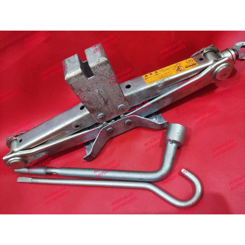 MECHANICAL SCISSOR JACK NISSAN (SILVER) WITH FREE WRENCH JAPAN SURPLUS ...