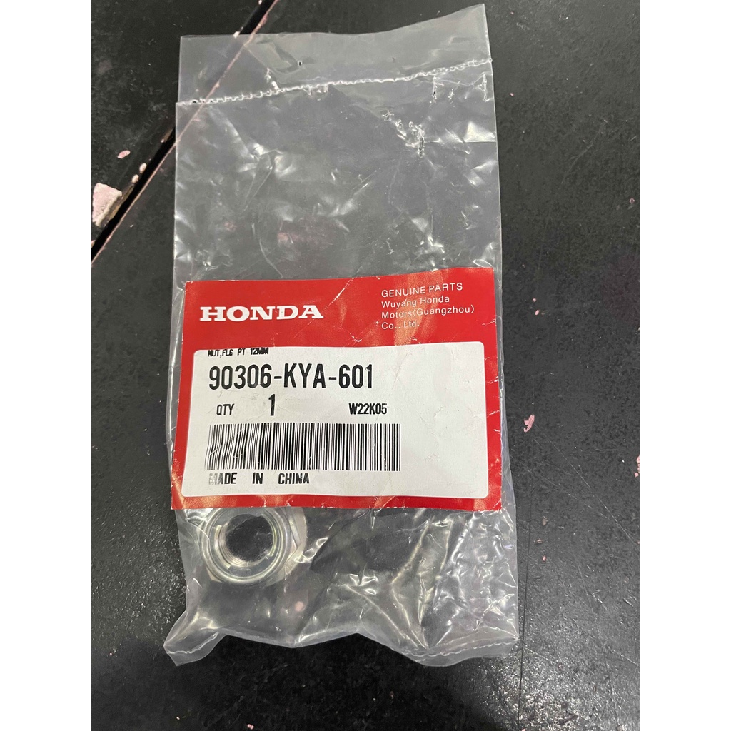 Honda Genuine Front Wheel Axle Nut 90306kya601 for Supremo / XR150 ...
