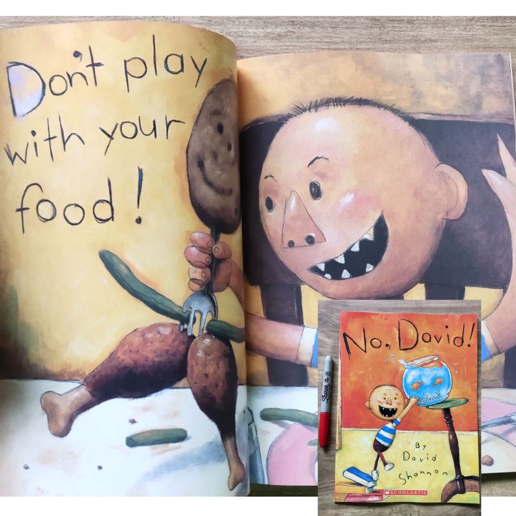 DAVID SHANNON BOOKS No David! and other stories (singles) | Shopee ...