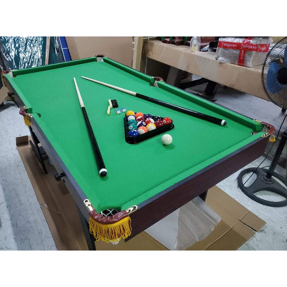 32x72 (6ft.) billiard table with complete set of accessories /mesa ng ...