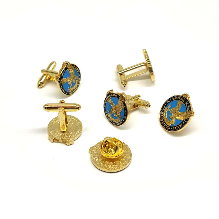 The fraternal order of eagles 1inch gold Eagles collar pin 3D Design ...