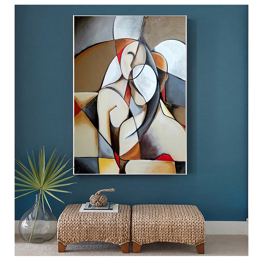 Abstract Art Famous Painting By Picasso Modern Canvas Print Wall Decor ...