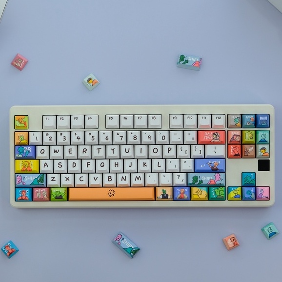 GMK Fancy Keycap, 129 Keys PBT Keycaps Cherry Profile DYE-SUB ... GMK Fancy Keycap, 129 Keys PBT Keycaps Cherry Profile DYE-SUB ...