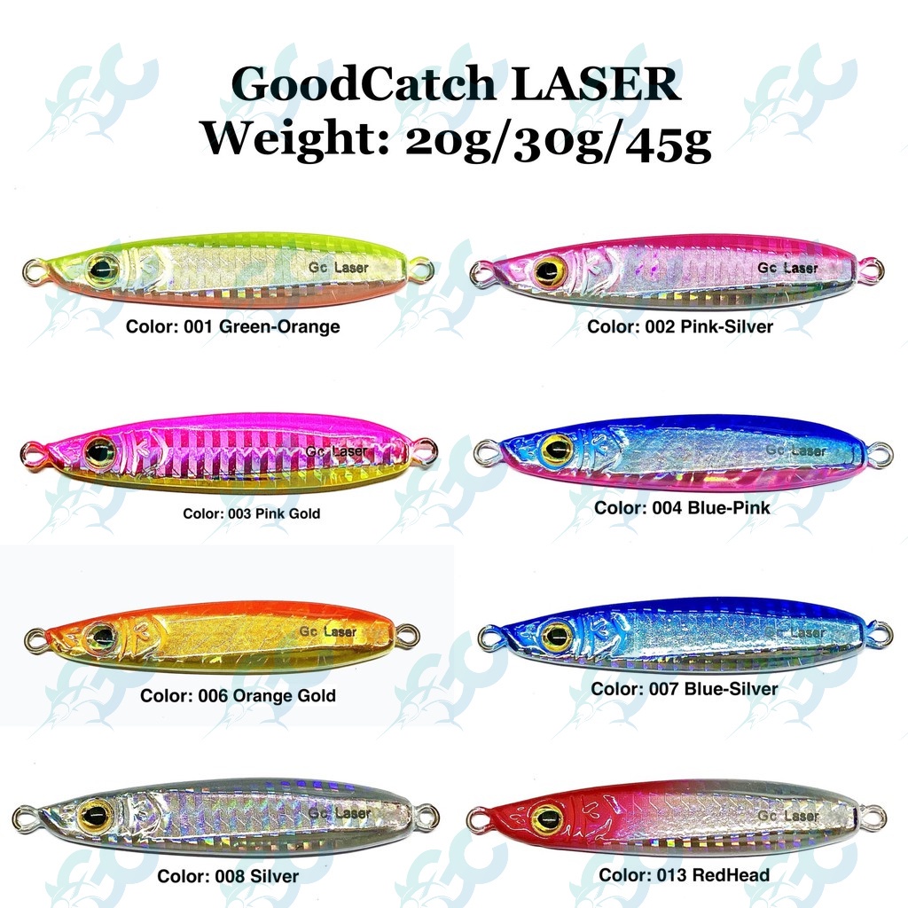 GOODCATCH GC LASER Metal Jig Lure 20g 30g 45g | Shopee Philippines