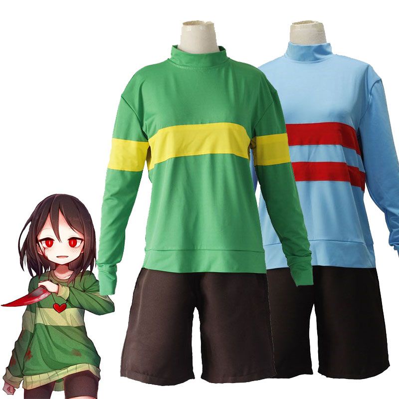Undertale Frisk Premium Chara Cosplay Outfit With Exquisite Durability ...