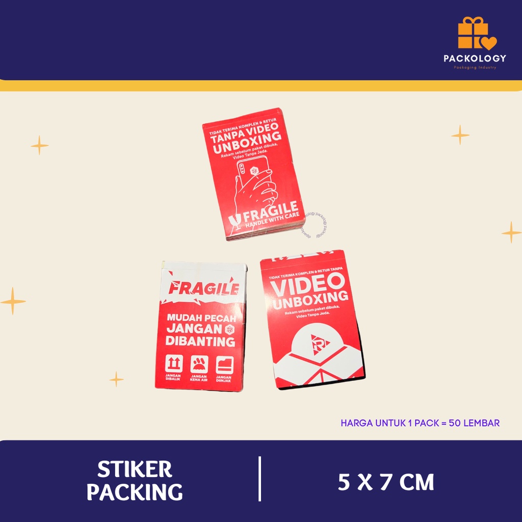 Unboxing Video Sticker / Fragile Sticker | Shopee Philippines