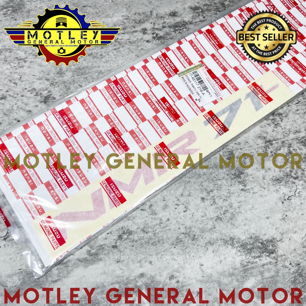 Sticker STICKER STICKER SETICKER DECAL DECKER FRONT SHIELD CABIN ISUZU ...