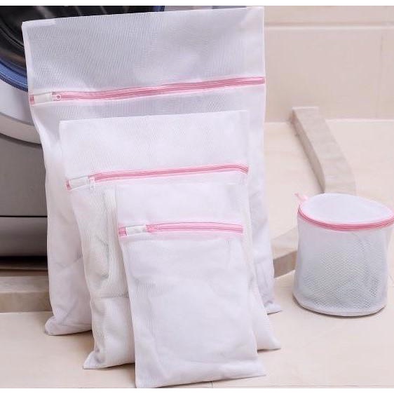 Rich 4pcs set washing net bag storage organizer pouch Mesh Laundry ...