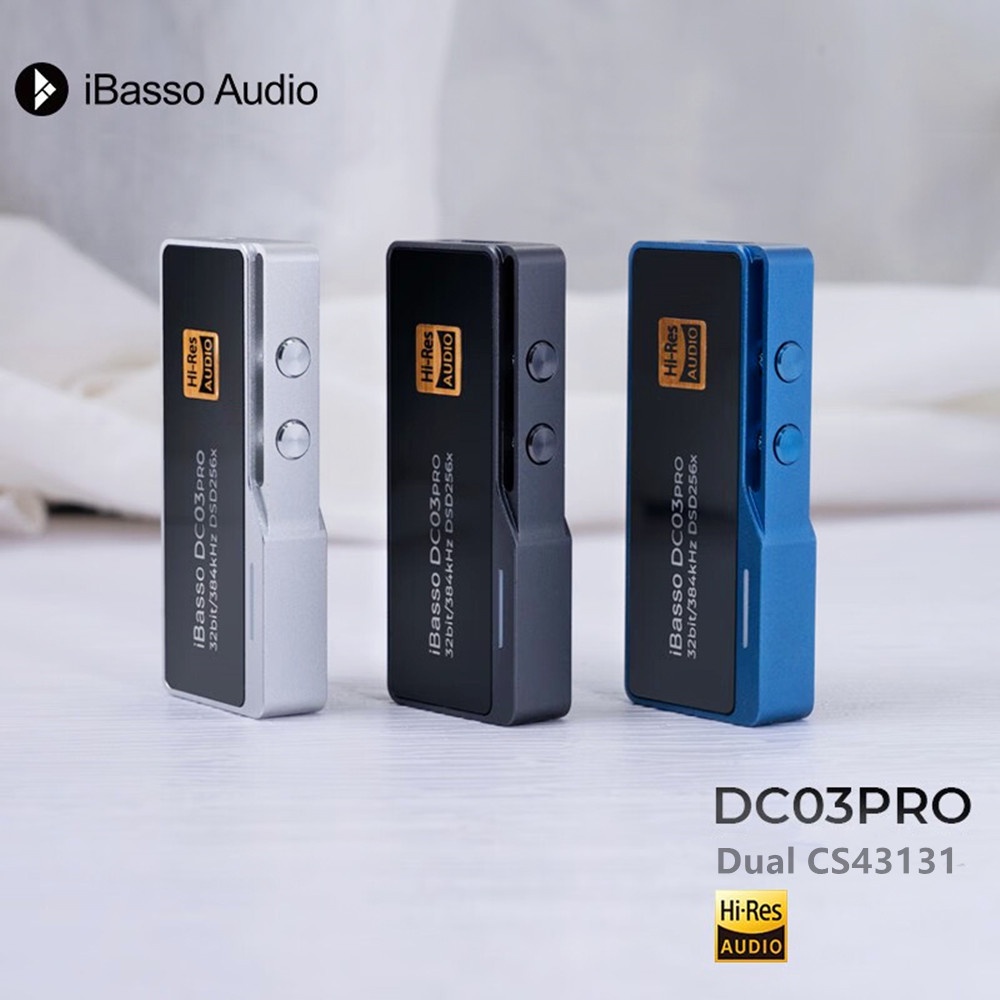 ibasso DC03 PRO Decoding Earphone Amplifier Type-C To 3.5mm Dual ...