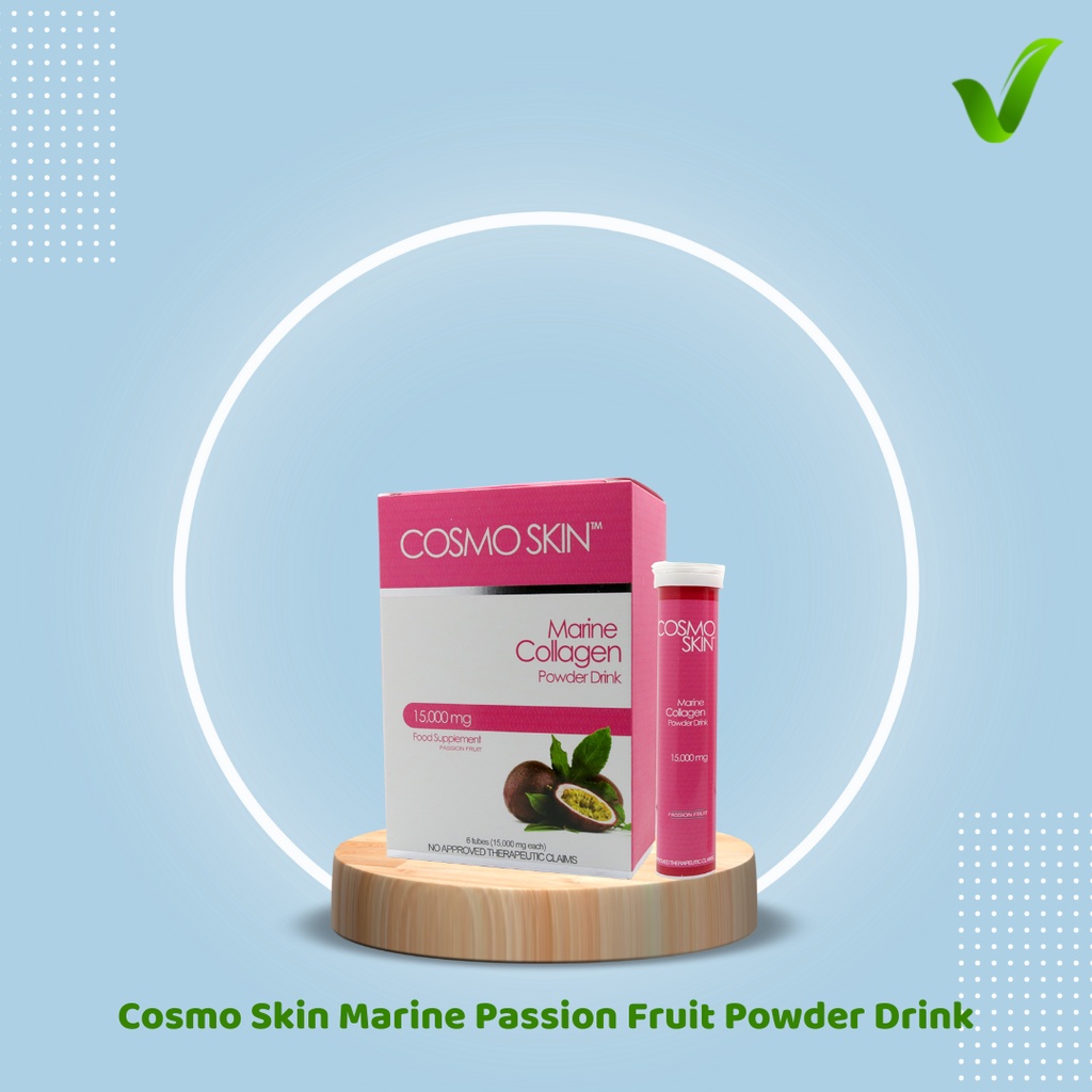 Cosmo Skin Passion Fruit Collagen Powder Drink | Shopee Philippines