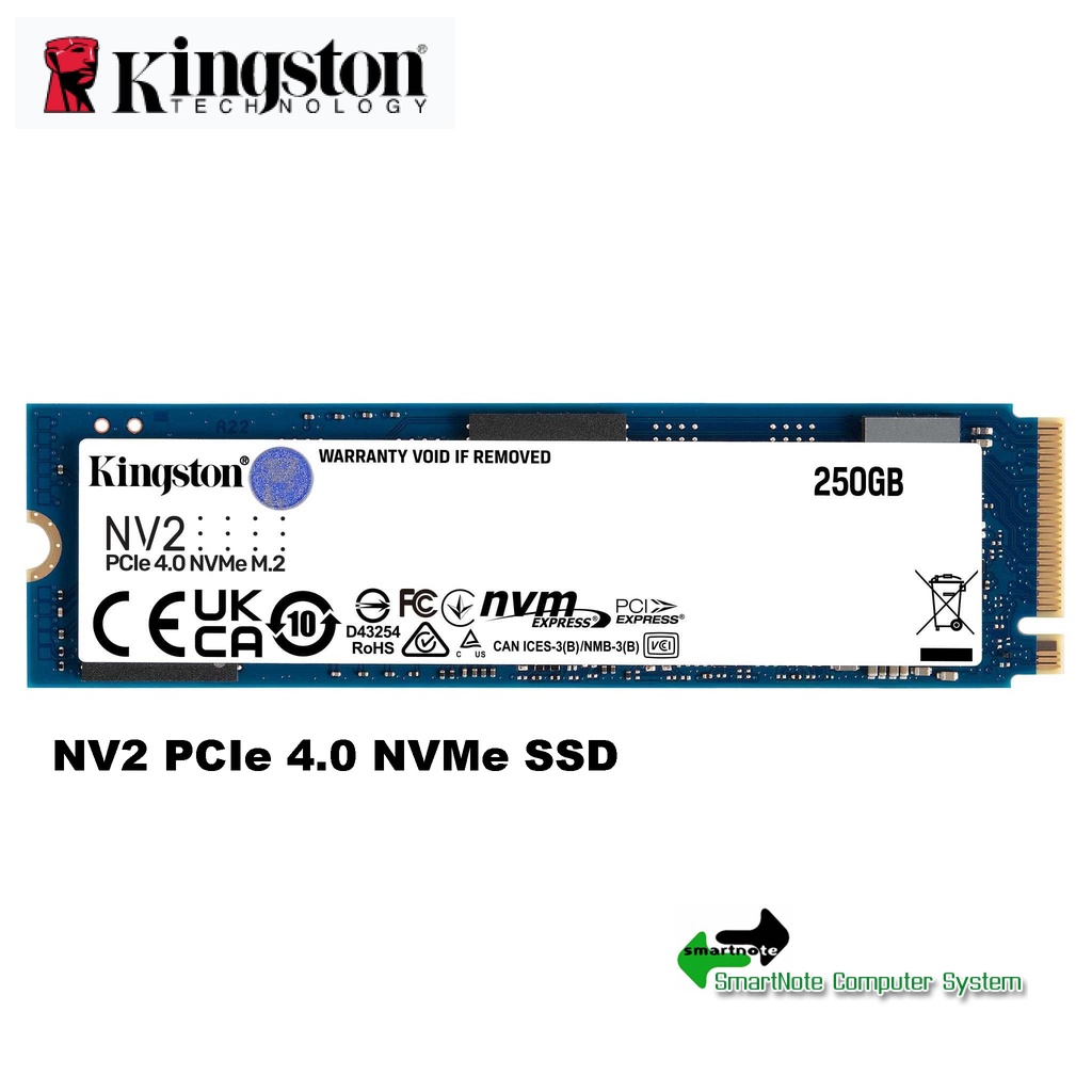 Kingston NV2 M.2 250GB/500GB/1000GB 2280 NVMe PCIe 4.0 SSD | Shopee ...