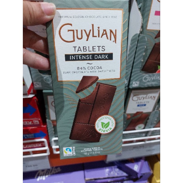 Guylian Belgian Intense Dark 84% KETO APPROVED STEVIA SWEETENER No ...
