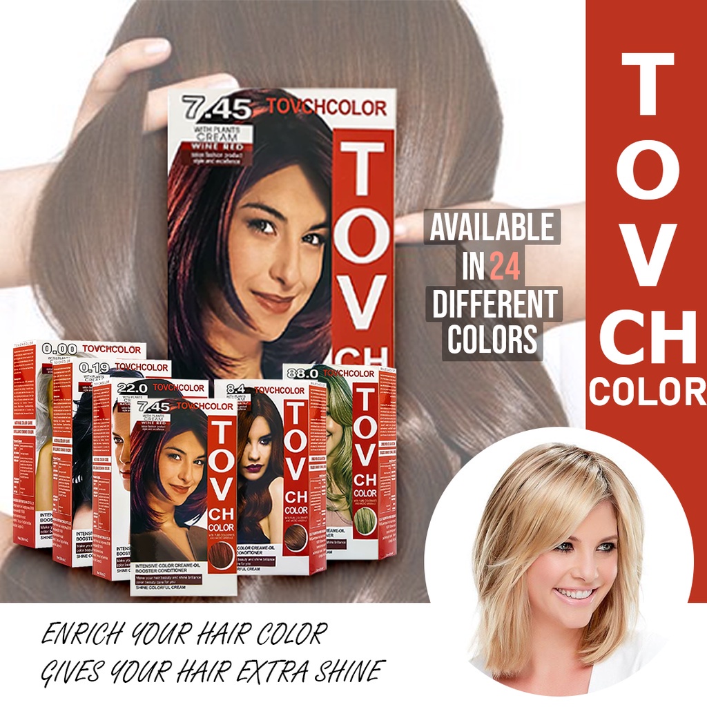 TS beautystarcosmetics Hair Color Tovch Permanent Color Set 80ml/35ml ...