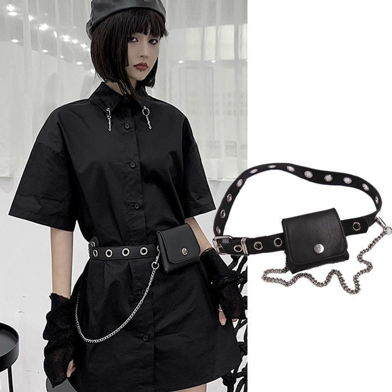 Alienated Shop | Leather Belt With Bag Gothic Grunge Witch Punk Rock ...