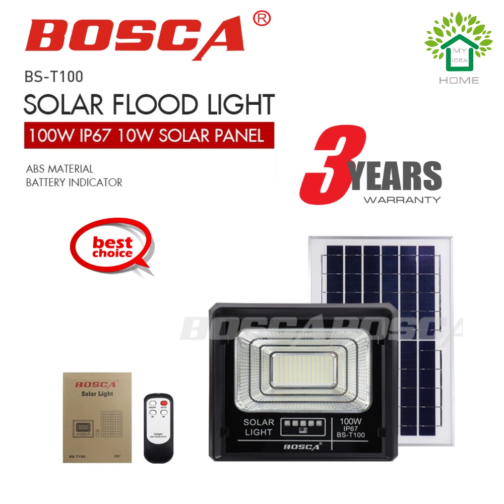 BOSCA Solar light Solar Led Outdoor Flood Light IP67 Waterproof With ...