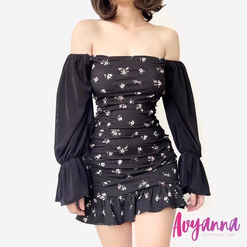 NEW DESIGN SEXY Avyanna Floral Dress BSCO Inspired | Shopee Philippines
