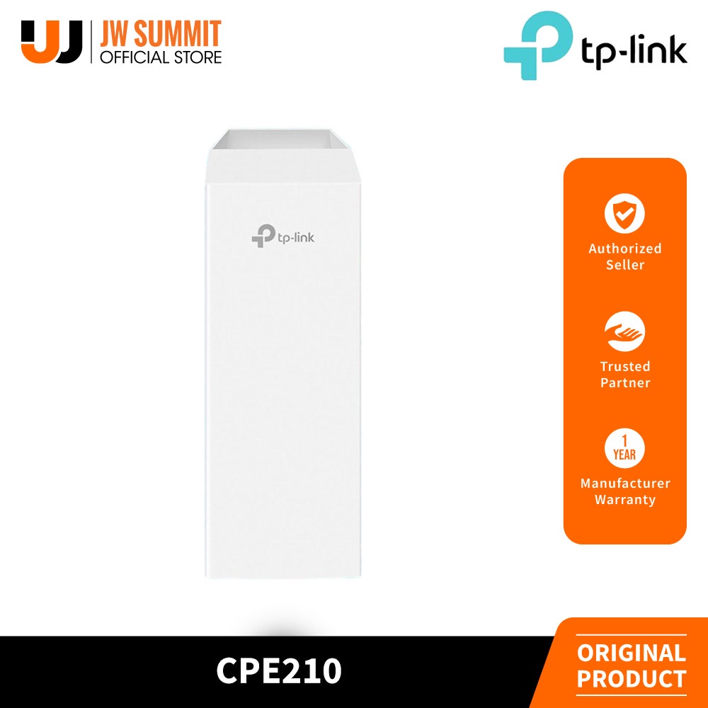 TP-Link CPE210 2.4GHz 300Mbps 9dBi Outdoor CPE P2P AP Point to Point ...